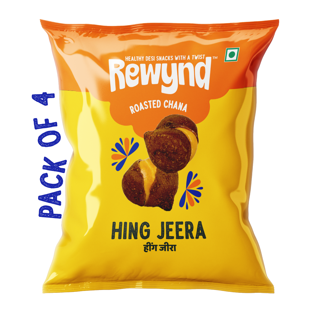 Flavoured Hing Jeera Chana - 140gm (Pack of 4) - ShopGulab.com