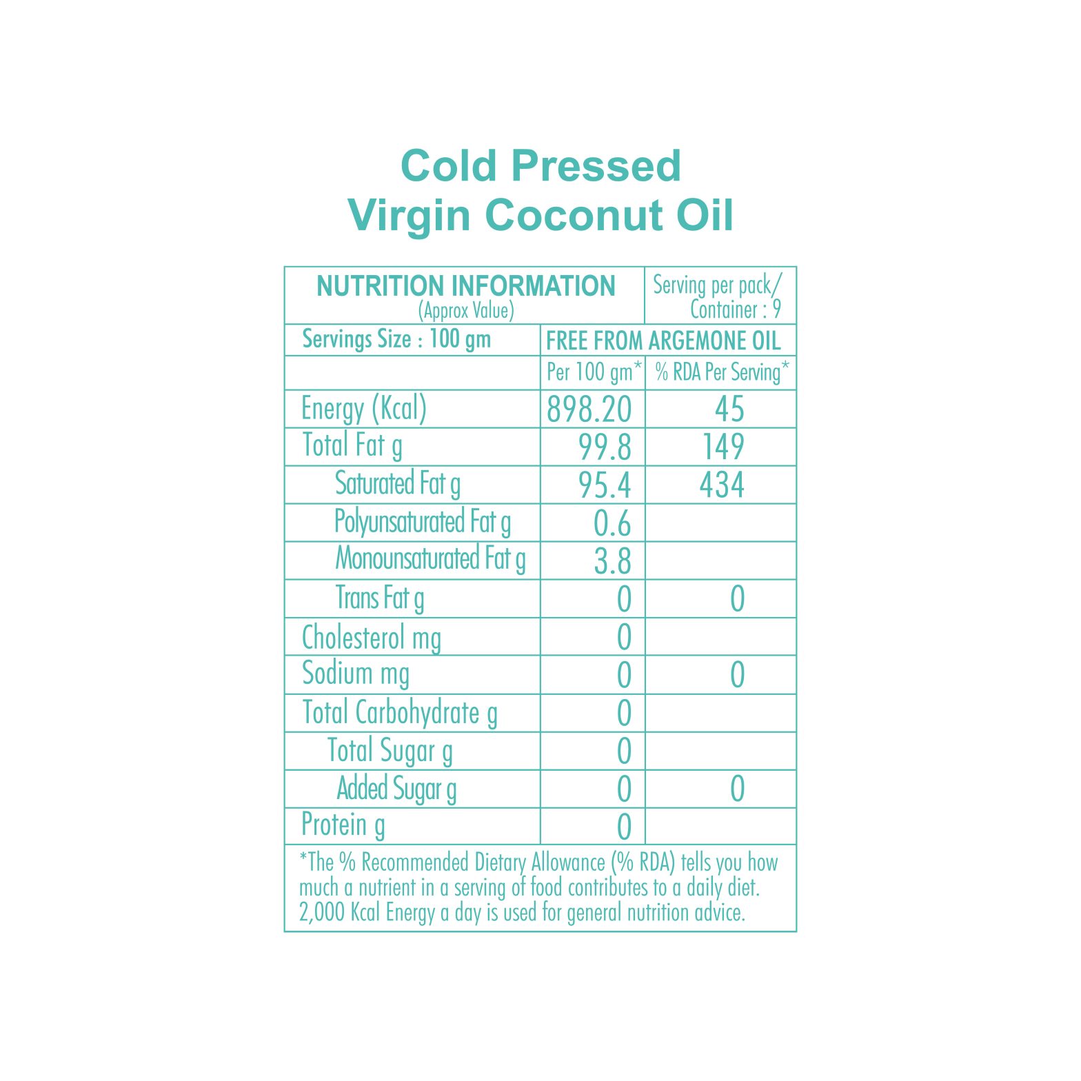 Buy Best Extra Virgin Coconut Oil 1 Litre Online Today - Shop Gulab